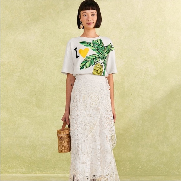 FARM Rio | Tops | Farm Rio I Heart Bananas Organic Cotton Tshirt | Poshmark